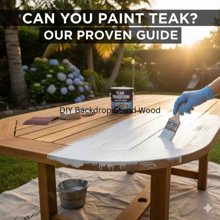 Can You Paint Teak: Our Proven Guide