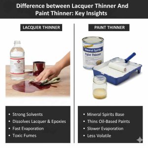 Difference between Lacquer Thinner And Paint Thinner: Key Insights