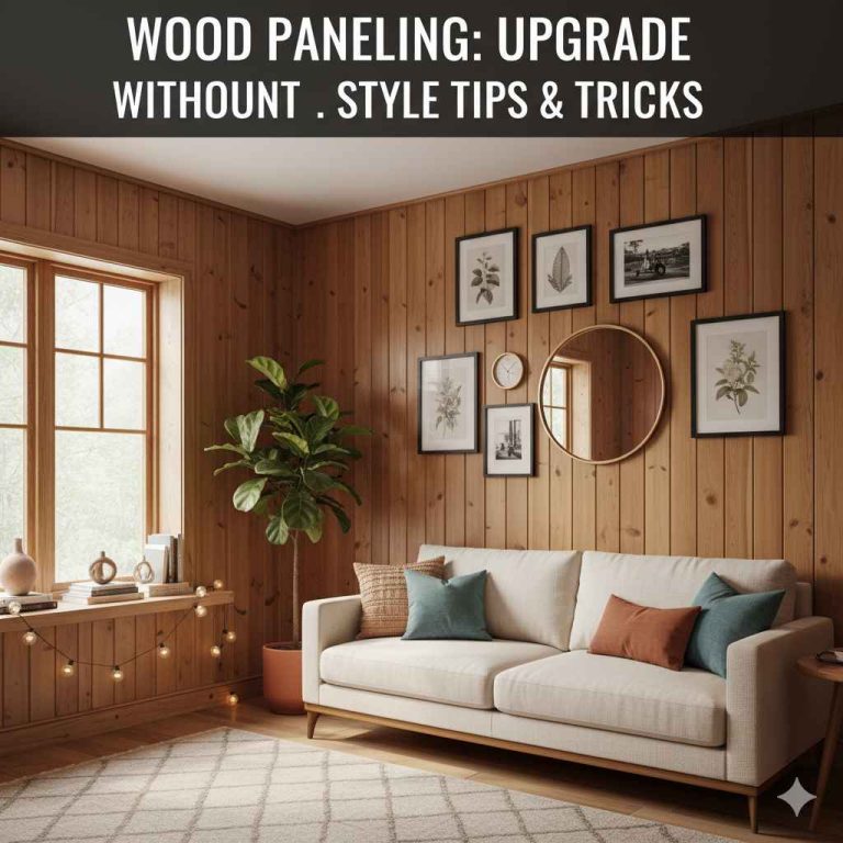 How to Make Wood Paneling Look Good Without Painting: Tips
