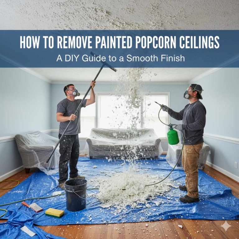How to Remove Textured Ceiling That Has Been Painted: Expert Tips