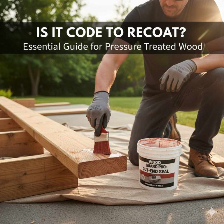Is It Code to Recoat Pressure Treated Wood Where Cut: Essential Guide