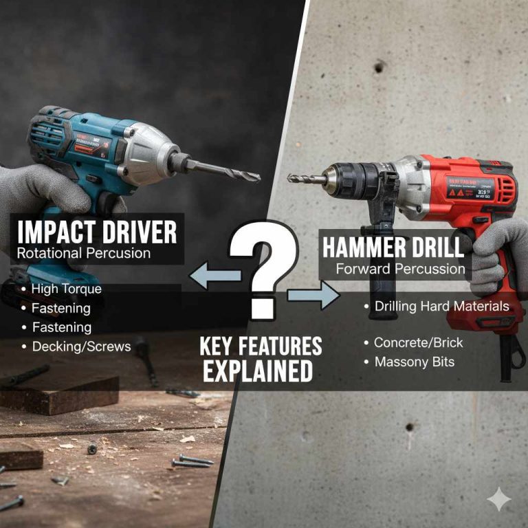 Difference between Impact And Hammer Drill: Key Features Explained
