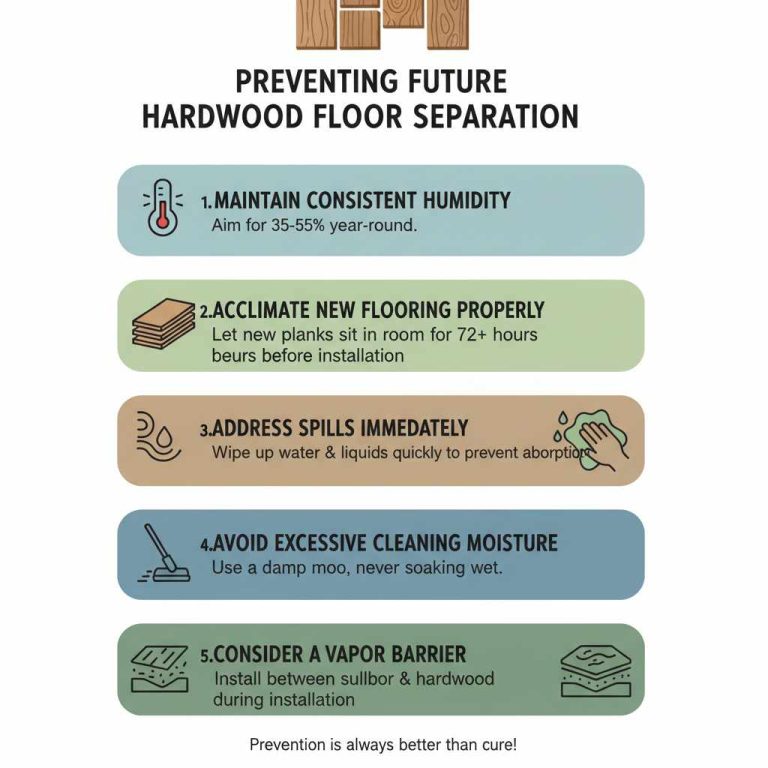 Hardwood Floor Separation Between Boards: Proven Fix